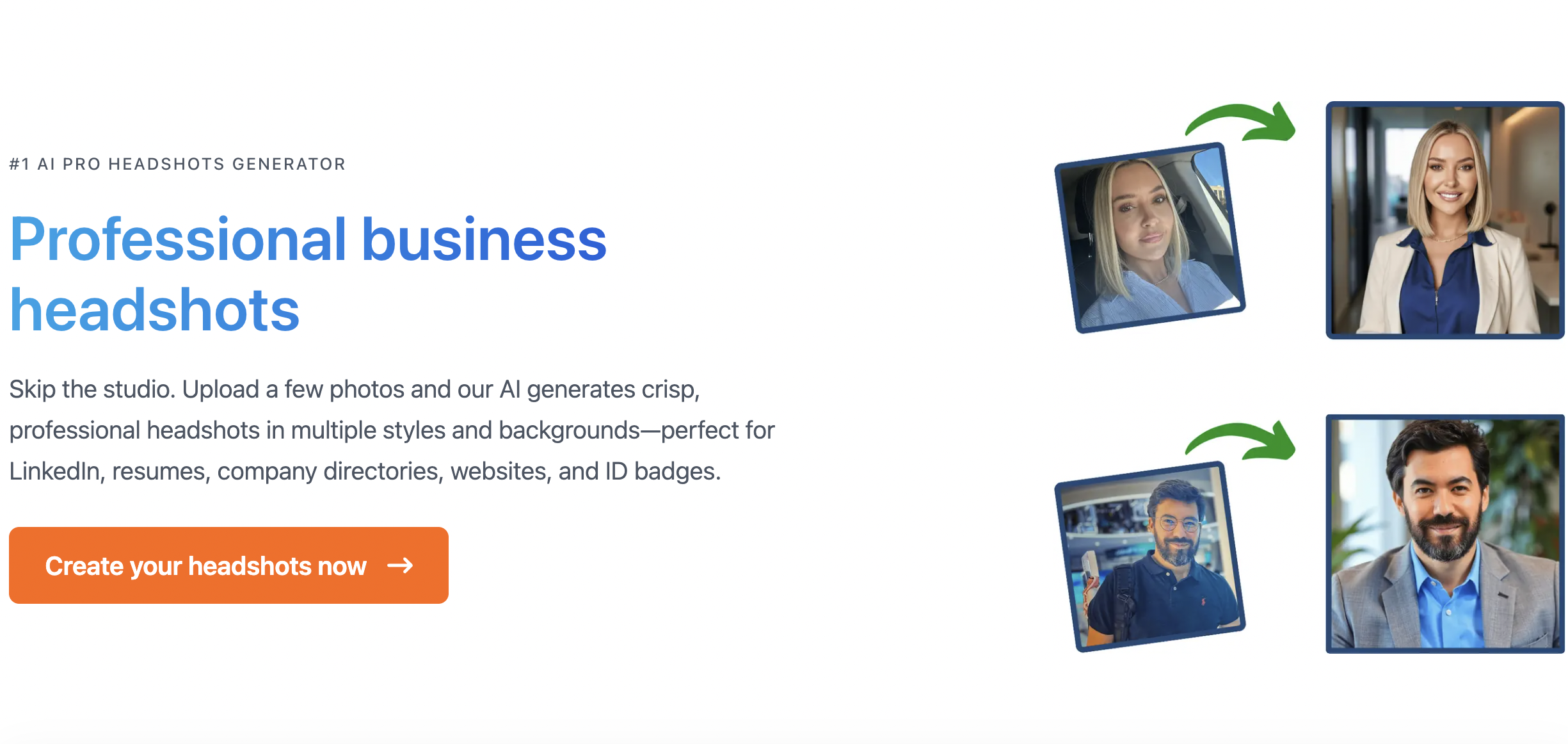 50+ Headshot Examples for Every Industry (2026 Guide) | AiProPortrait